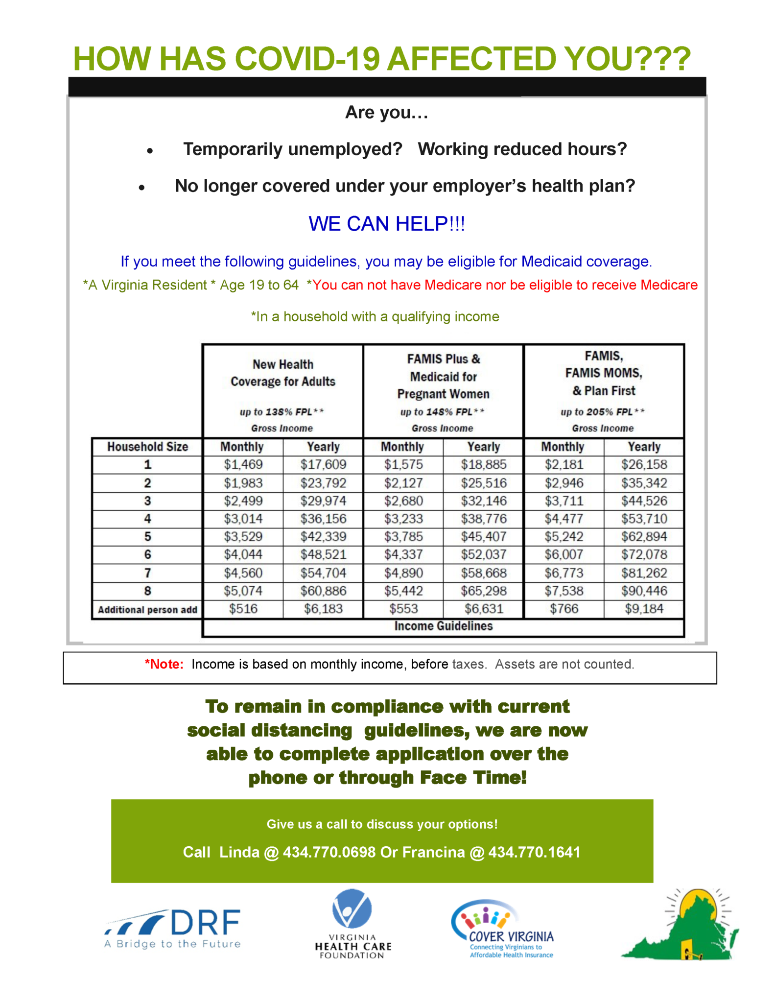 COVID-19 Resources - Dan River Nonprofit Network